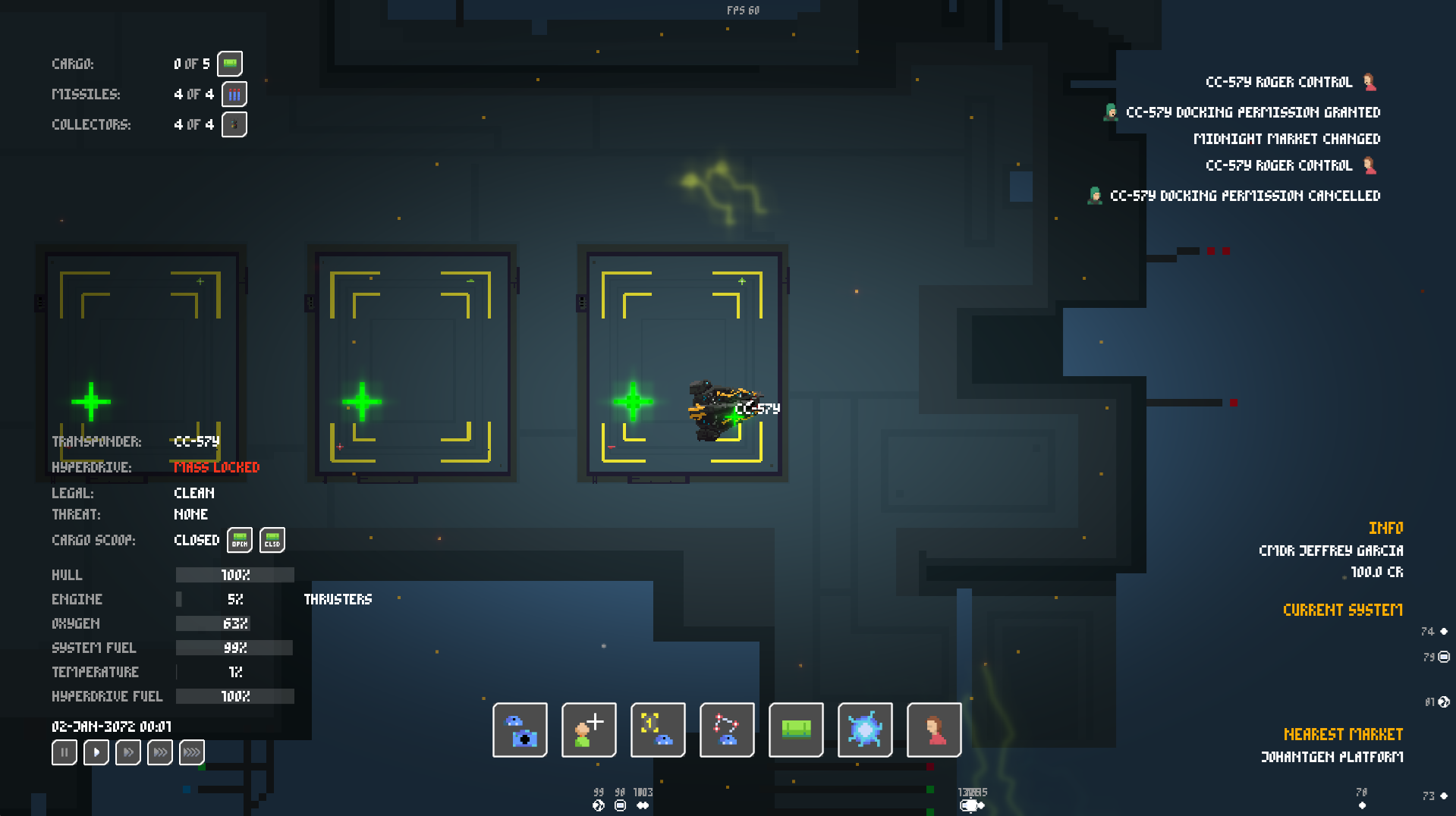 Project Space Potatoes - 2D Space Trading Game